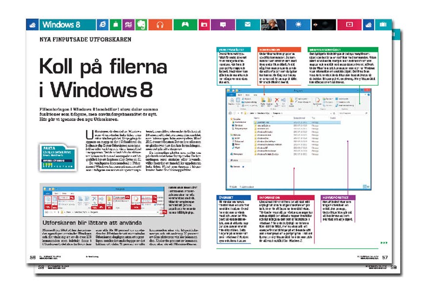 Lär dig mer om Utforskaren i Windows 8 | Pctidningen.se